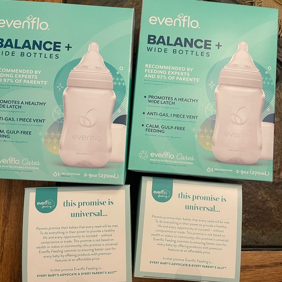 Evenflo | Other | Evenflo Balance Wide Bottles | Poshmark